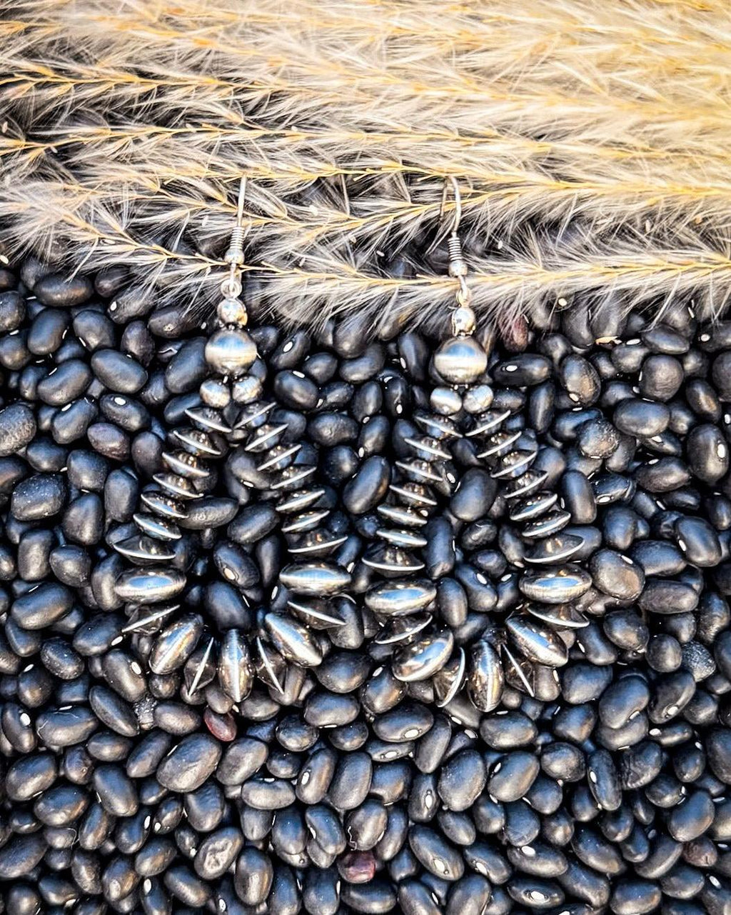 Opalene Teardrop Dangle Fashion Earrings in Silver – Bronco Western ...